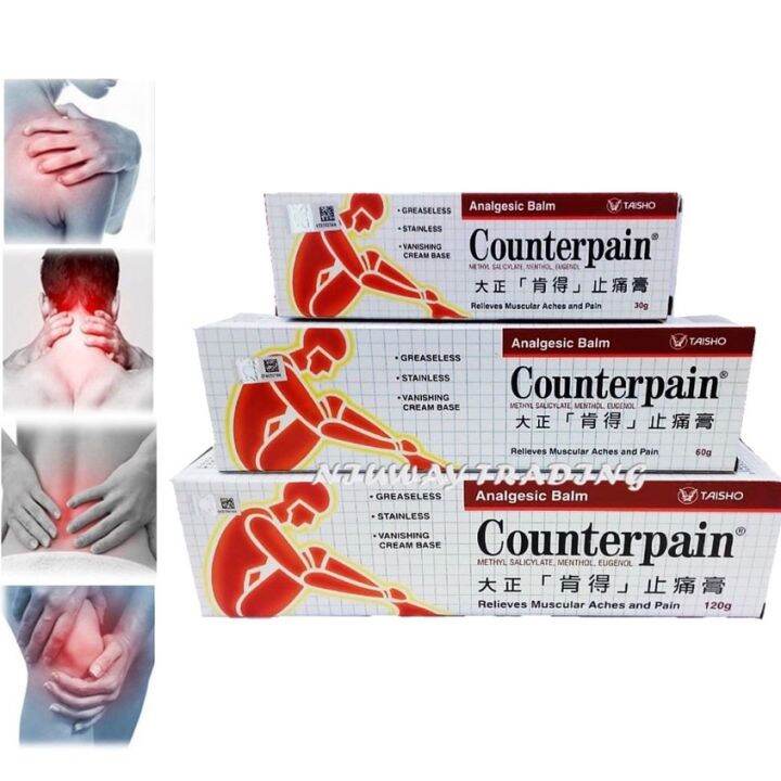COUNTERPAIN ANALGESIC BALM 30G / 60G / 120G | Lazada