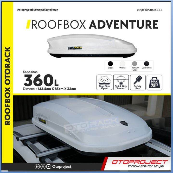 ROOF BOX ATAP MOBIL - RACK ATAP MOBIL / ROOF RACK- EC1-OPADWH36039-OTO ...