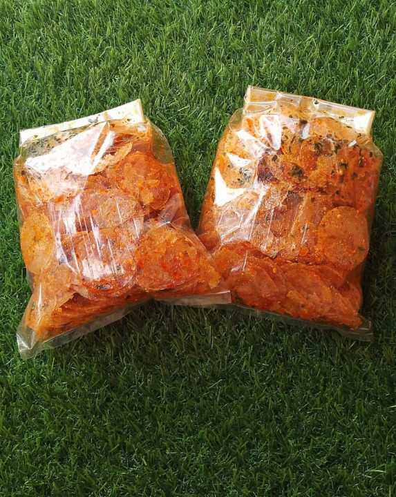 keripik kaca pedas 250 gram / kripca pedas extra daun jeruk / kripca ...