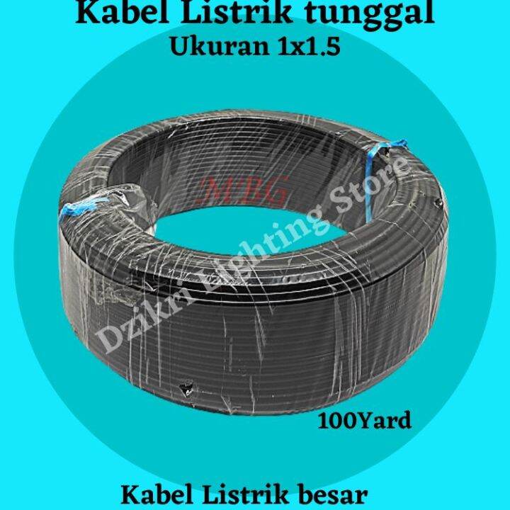 kabel tunggal kabel arde ukuran 1x1.5 100y merah dan hitam kabel ...