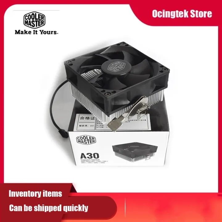 Cooler Master A30 CPU Cooler 8cm Quiet Fan For AMD AM4 AM3 AM3+ AM2 AM2 ...