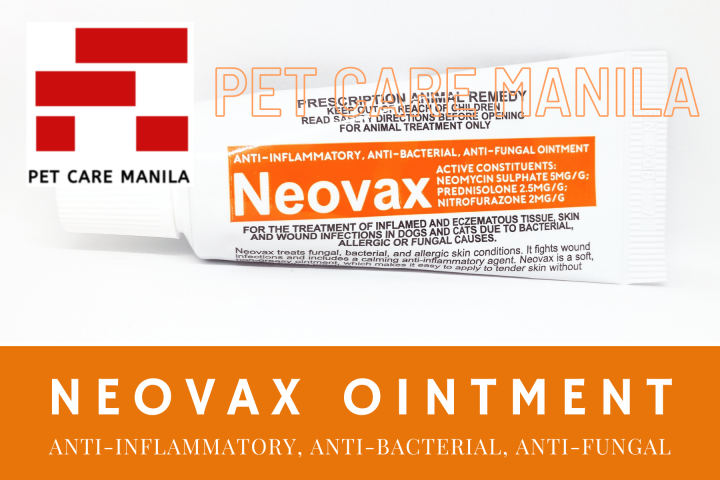 NEOVAX 20g Ointment for Dogs and Cats (Anti-Inflammatory, Anti ...