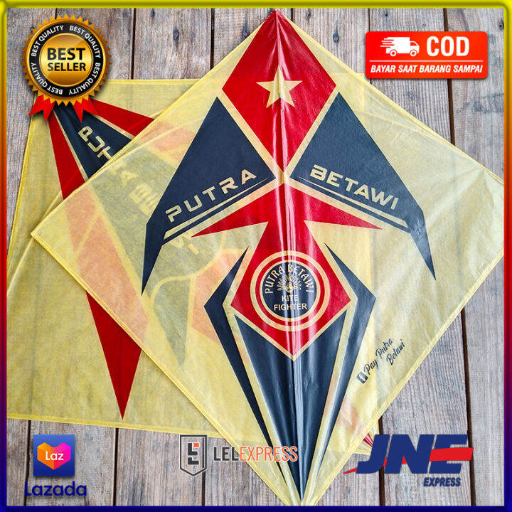 LAYANGAN SUKOY SUPER PUTRA BETAWI / ISI 10 PCS / ARKU RAPIH / BAHAN ...