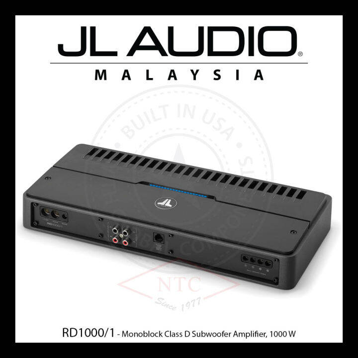 JL Audio Monoblock Class D Subwoofer Amplifier, 1000 W - RD1000/1 | Lazada