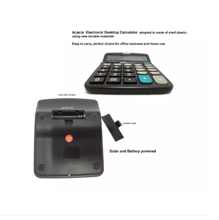ACACIA 12 DIGITS ELECTRONIC CALCULATOR AA-837S | Lazada PH