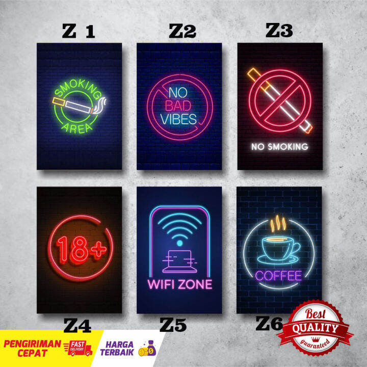 Wall Decor Hiasan Poster Dinding Kayu Kamar Tidur Aesthetic Dekorasi ...