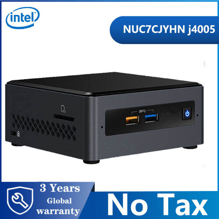 Intel NUC Mini Pc Computer Intel NUC7CJYHN Mini PC Pentium Silver J4005 Mini Computer Design ...