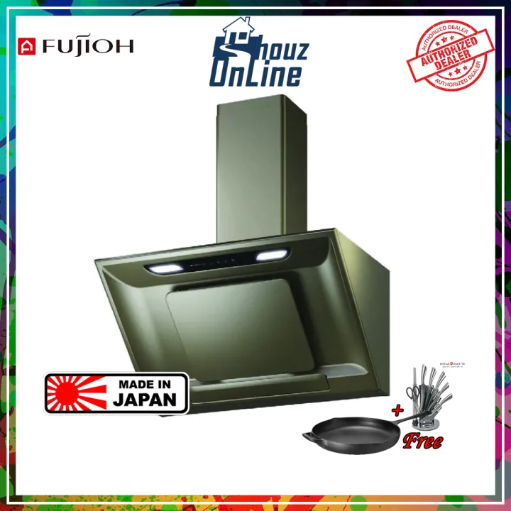 FUJIOH HOOD FR-SC2090V WITH DUCT COVER FOC KNIFE SET + GRILL PAN | Lazada