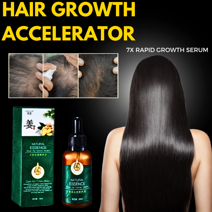 Advanced Hair Growth Serum For Men Original Ginger Formula Fast Hair
