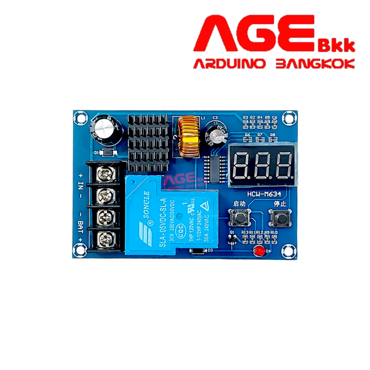 HCW-M634, XH-M604 โมดูลชาร์จแบตเตอรี่ลิเธียม Battery Charger Control Module DC 6-60V Storage ...