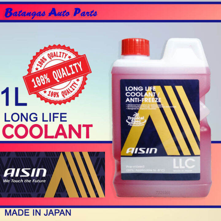 AISIN PRE-MIXED LONG LIFE COOLANT 1L (RED) MADE IN JAPAN | Lazada PH