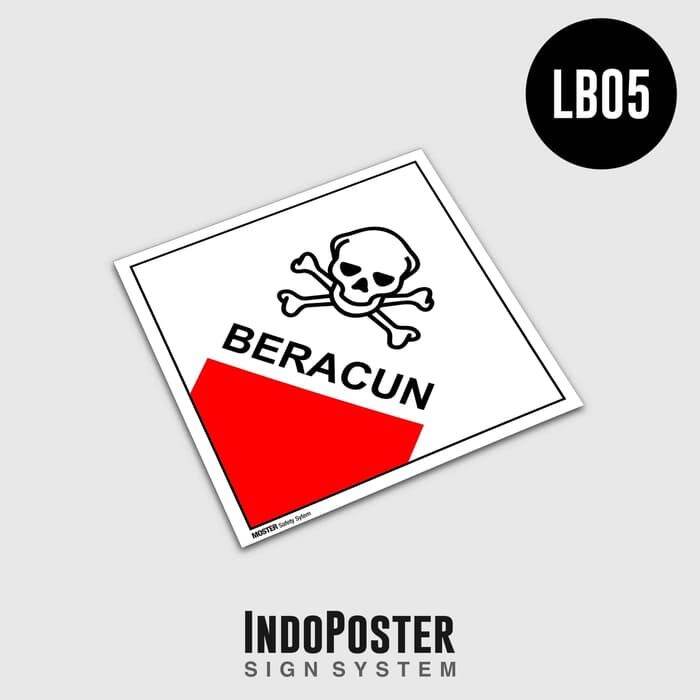 Stiker Simbol Label K3 Limbah Hazmat Beracun | Lazada Indonesia
