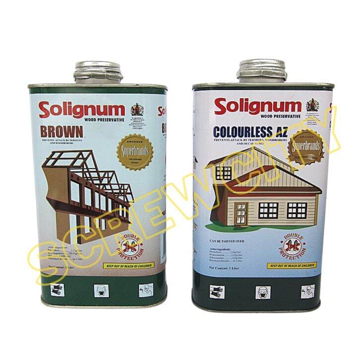 Factory direct sales Solignum Anti Anay BROWN COLOURLESS AZ Wood ...
