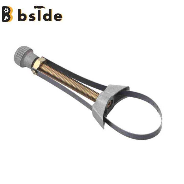 [Bside Tool Store] Metal Oil Filter Removal Wrench 65-155mm Adjustable ...