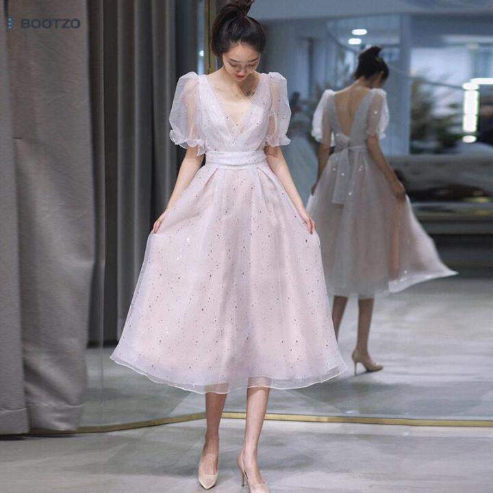 bootzo Luxury Mid-Length Evening Glitz And Glam Dress Dinner Party 2023 ...