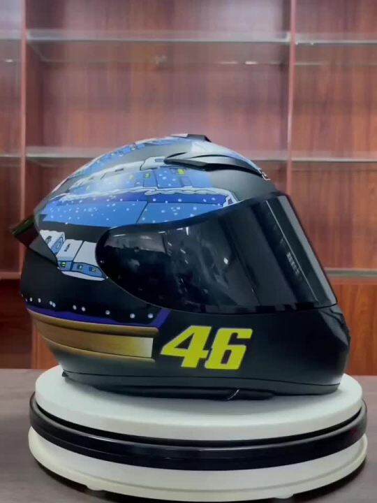 Original Anime Motorcycle Helmet Full Racing Helmets Offroad Motorcycle ...