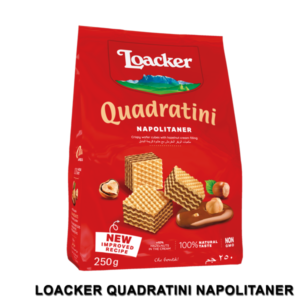 Loacker Quadratini Napolitaner 250g | Bite-Size Wafers | Lazada