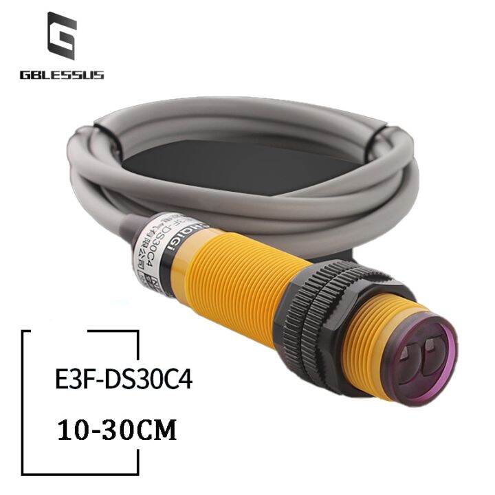 Infrared Diffuse Reflection Photoelectric Switch E3f Ds30c4 Three Wire