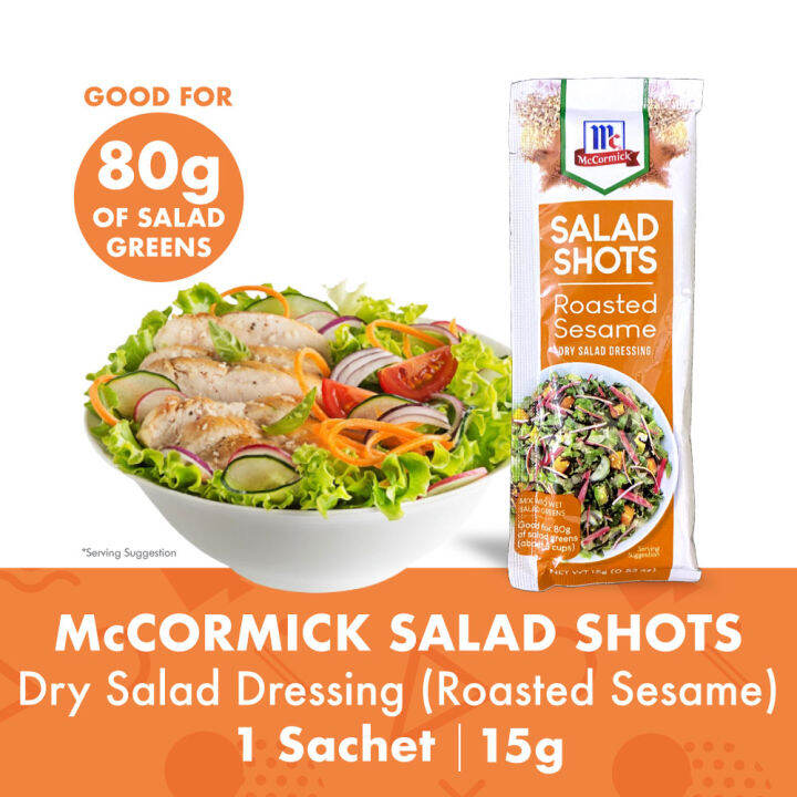 McCormick Salad Shots Dry Salad Dressing - Roasted Sesame (15g) | Lazada PH