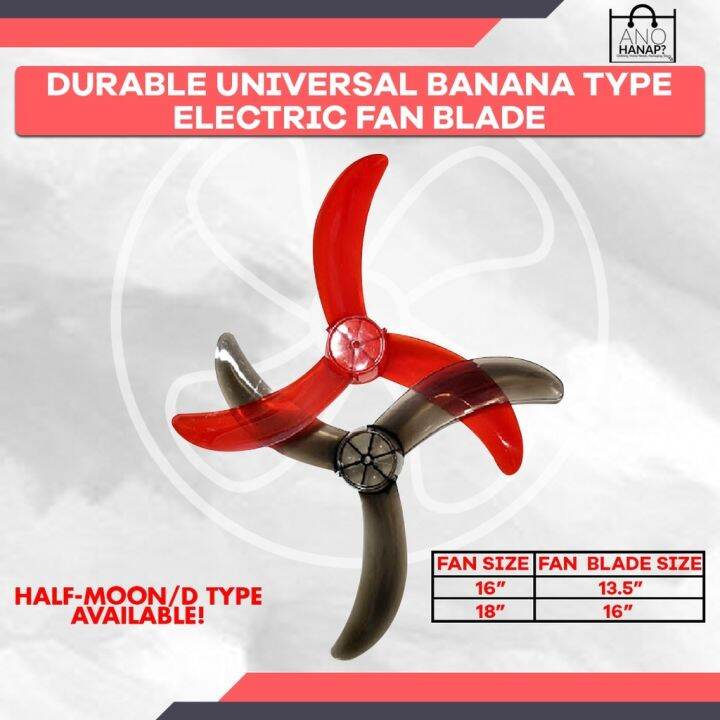 GUOeM8ty Electric Fan Blade Elisi 16 18 Universal Banana Blade! | Lazada PH