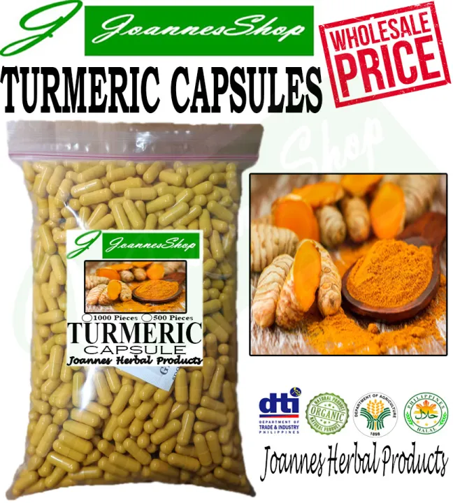 WHOLESALE TURMERIC CAPSULES 500mg - BULK IN RESEALABLE POUCH | Lazada PH