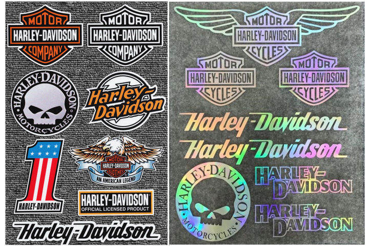 Reflective Car Stickers Personality Harley-Davidson Sign Decals Bumper ...