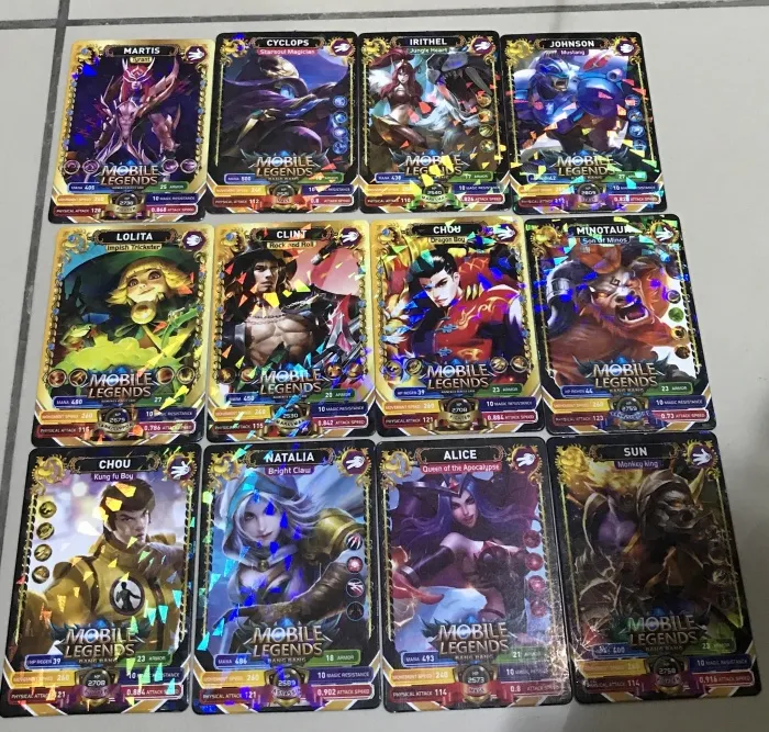 MOBILE LEGENDS TRADING CARD ECERAN | Lazada Indonesia