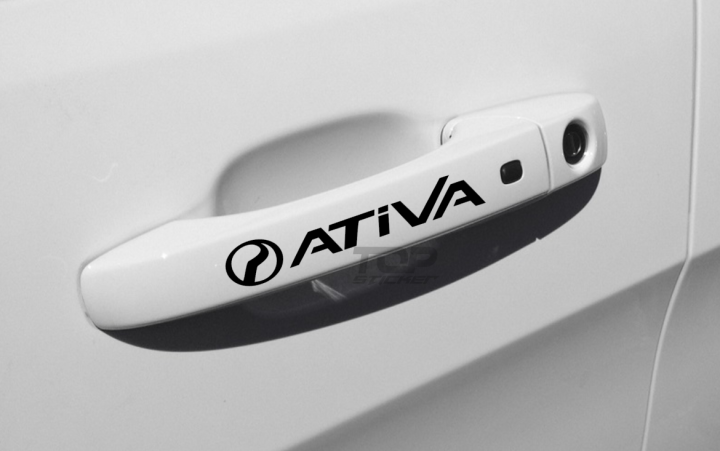 4 PCS PERODUA ATIVA CAR HANDLE STICKER KERETA PINTU | Lazada