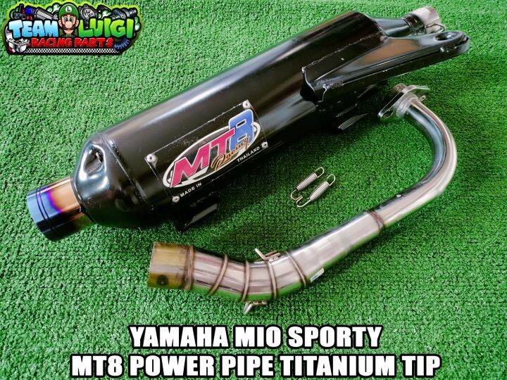 MT8 POWER PIPE FOR YAMAHA MIO SPORTY TITANIUM TIP | Lazada PH