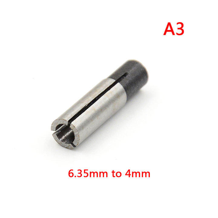6.35mm to 3.175mm 1/8" engraving bit router tool adapter for engraving ...
