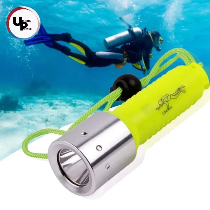 Edwin n UNANGPWESTO Shallow LED Underwater 50M Scuba Diving Flashlight ...