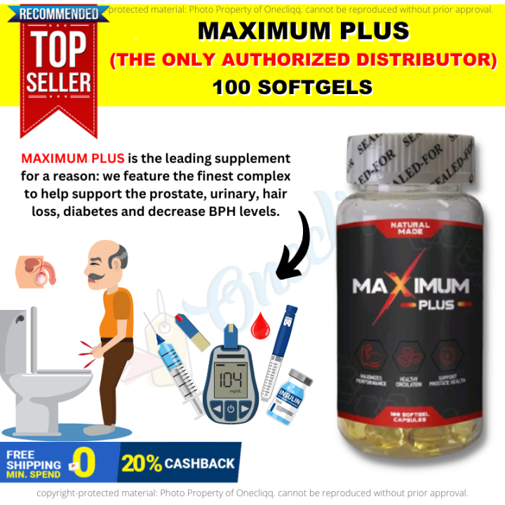 Maximum Plus - Protection against Prostate Cancer, UTI and many more ...