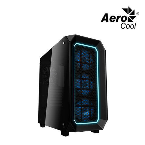Aerocool P7-C0 PC Case - Mid Tower / RGB / Tempered Glass Panels ...