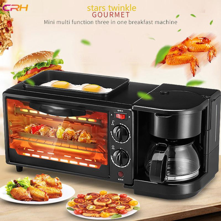 COD Oven 3-IN-1 Multi-Function Electric Oven Breakfast Machine Coffee ...
