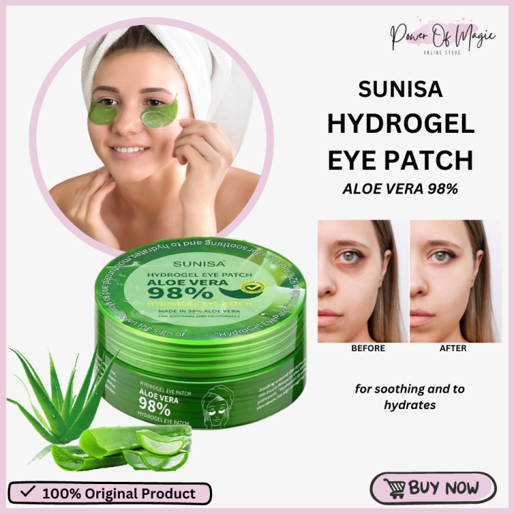 AUTHENTIC & EFFECTIVE!! Collagen Skin Eye Pacth Mask SUNISA ALOE VERA ...