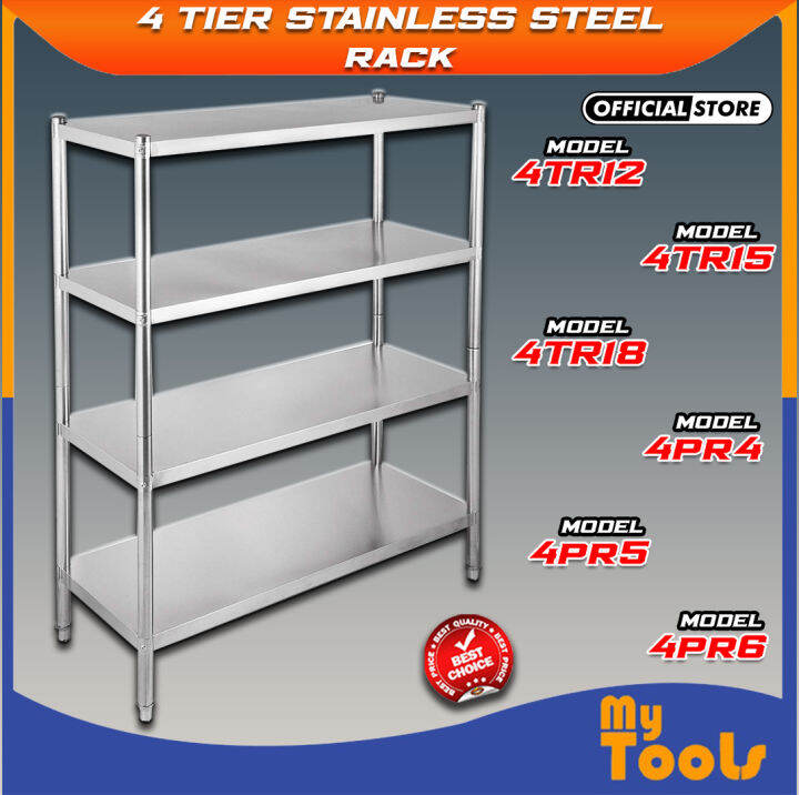 Mytools 4 Tier Stainless Steel Rack | Lazada