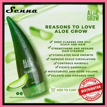 Senna Beauty Aloe Grow Hair Growing Shampoo Enriched with Aloe Vera and ...
