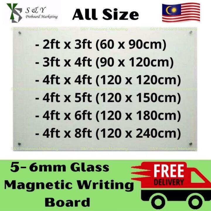 5-6mm Glass Writing Board All Size 2x3 3x4 4x4 4x5 4x6 4x8 Glass ...