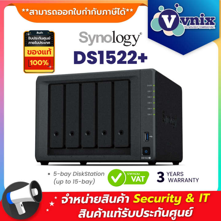 DS1522+ Synology 5-bay DiskStation (up to 15-bay) By Vnix Group ...