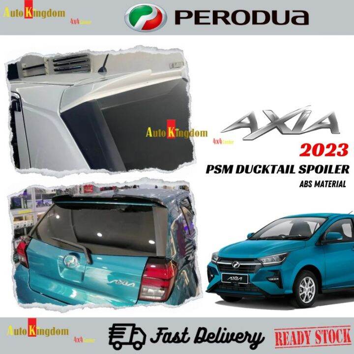 Perodua Axia 2023 Spoiler Ducktail Spoiler PSM Duck Tail Rear Spoiler ...