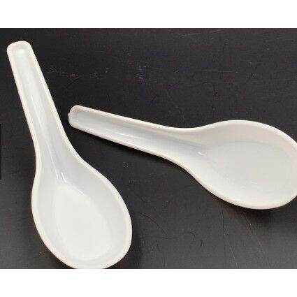 SUDU SUP PLASTIC PUTIH (CHINESH SPOON) | Lazada