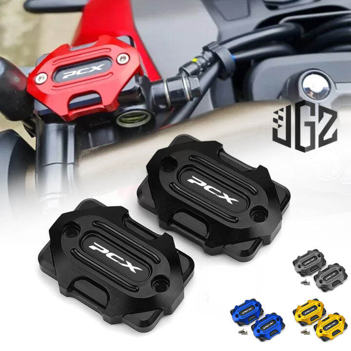 Pair For HONDA PCX 150 PCX 160 Motorcycle CNC Brake Master Cylinder Oil ...