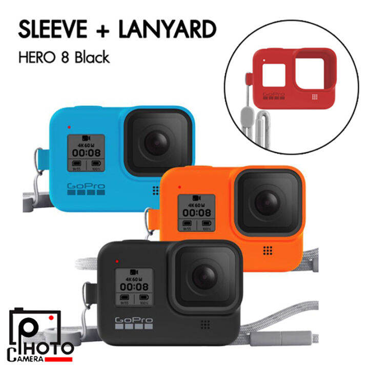 Gopro Sleeve + Lanyard HERO 8 Black | Lazada.co.th