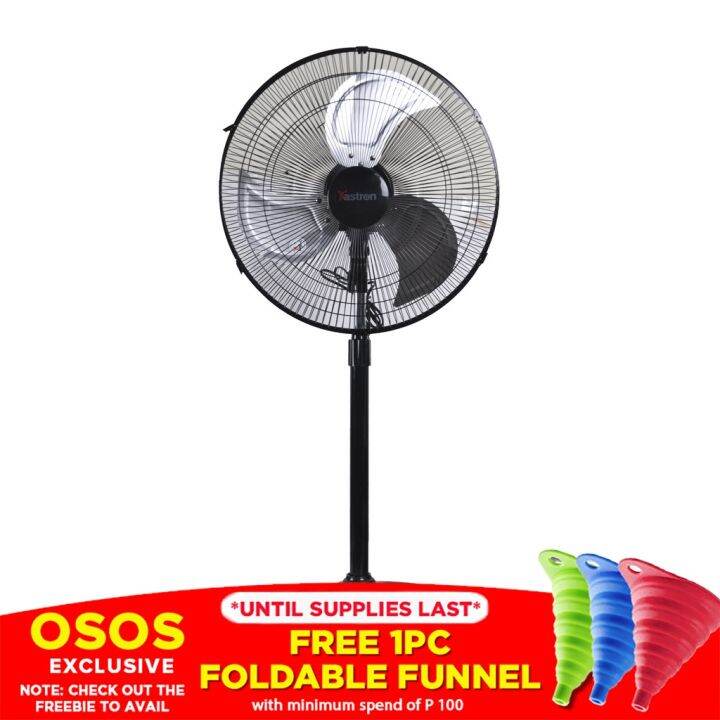 ASTRON Original Omni 18" Industrial Stand Fan | Electric Fan 65W (Black ...