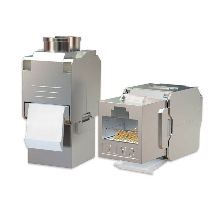 OULLX CAT6A CAT7 Network Module Panel Zinc Alloy Shield FTP SFTP Tool ...