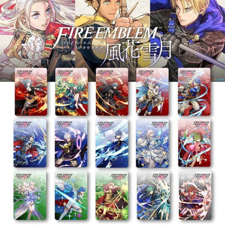 A Set Of 15 Fire Emblem Warriors Peerless NFC Tag Game Cards For Switch ...