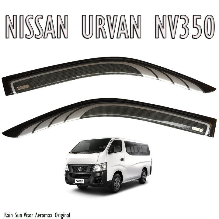 NV350 Rain Visor Guard 2 Tone Fit for E26 Sixth generation Nissan Urvan ...
