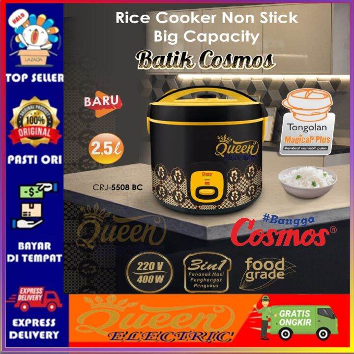 Cosmos Magic Com 2.5liter kapasitas besar-CRJ-5508-BC | Lazada Indonesia
