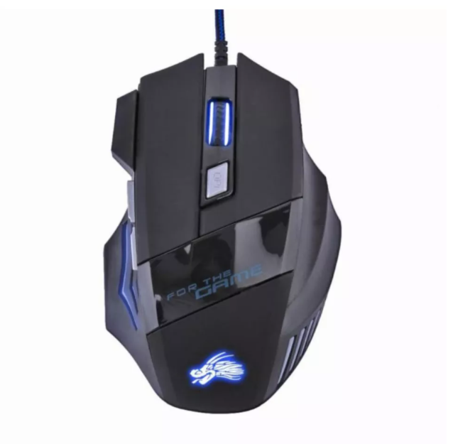Ergonomic Wired Gaming Mouse 6 Button LED 5500 DPI USB Computer Mouse Gamer Mice X7 Silent Mouse ...
