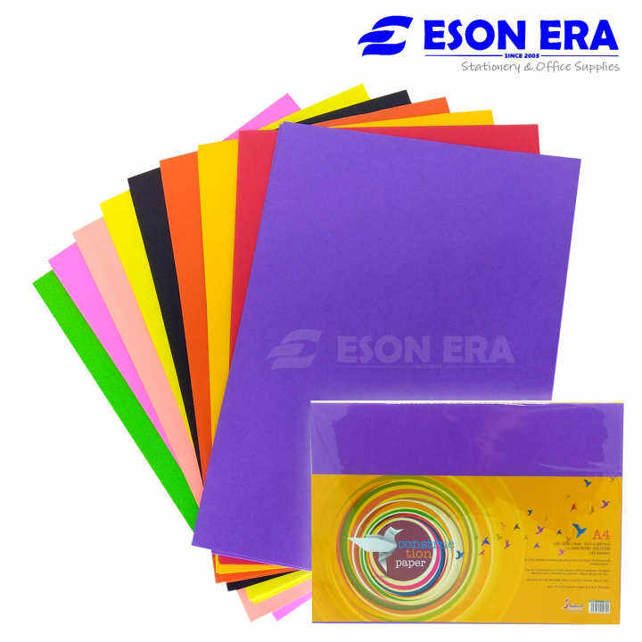 Standard A4 Colour Papers 120gsm 40 Sheets Assorted Colour (FTC1240 ...